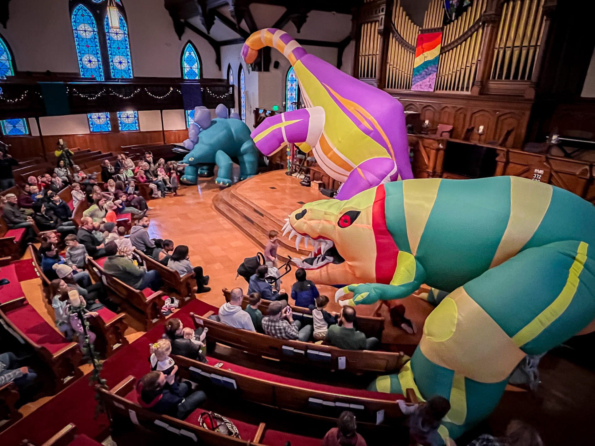Dinosaurs in the Sanctuary! – First Congregational Church of Natick